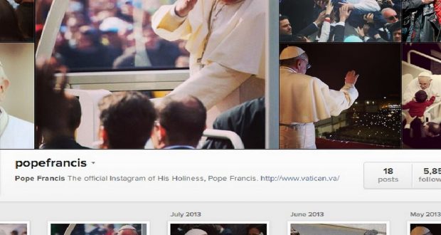 Pope Francis joins Instagram a year after opening his own Twitter account